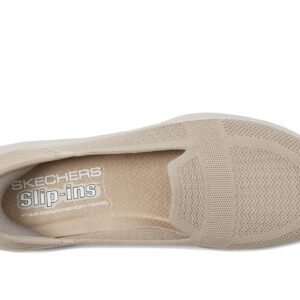 Skechers On-The-Go Flex - Serene Hands Free Slip-Ins Taupe 8 B (M)