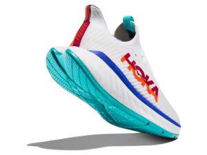 hoka carbon x 3 running shoe womens running 8 bm us whiteflame