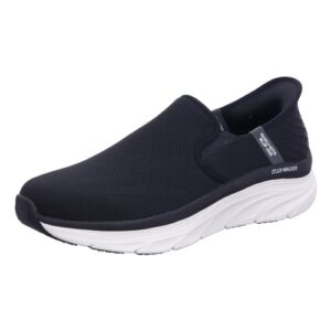 skechers d'lux walker orford hands free slip-ins black 9 4e - extra wide