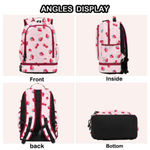 BASICPOWER Kids Backpack for Teen Girls Boys, Lightweight Water Resistant Pattern Backpacks for Preschool Kindergarten