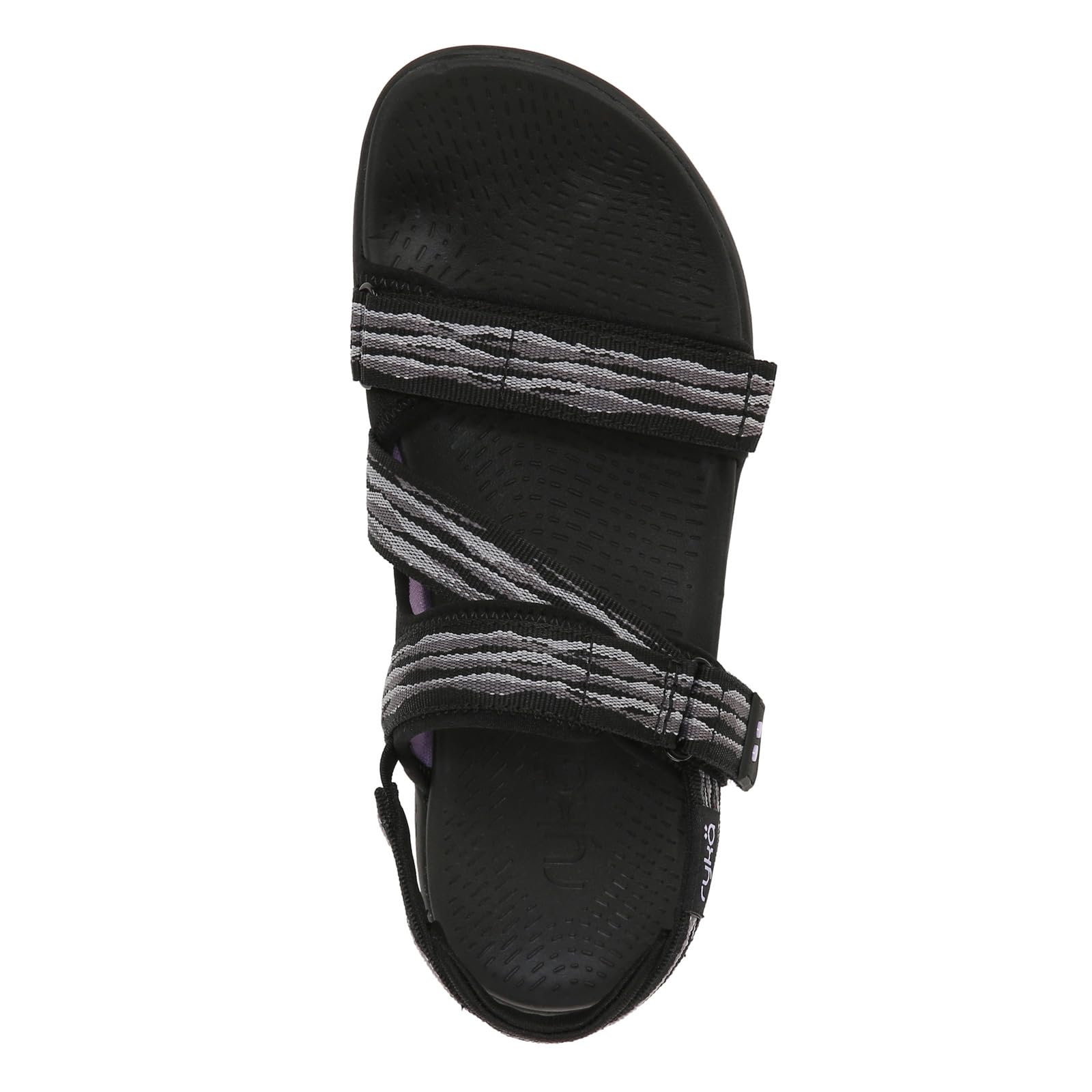 Ryka Womens Kona Trek Hiking Sport Sandal, Black, 8.5 US