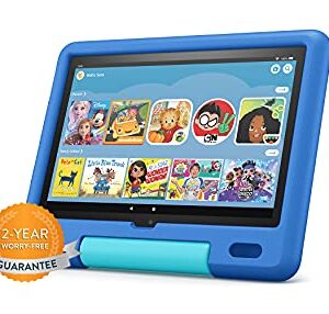 Amazon Fire HD 10 Kids tablet, 10.1", 1080p Full HD, ages 3–7, 32 GB, Sky Blue