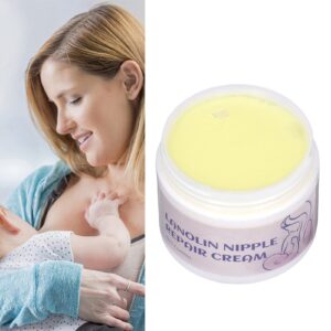 30g Lanolin Nipple, Gentle Baby Nipple Balm Moisturizing Prevent Nipple Repair Cream for Nursing Mom