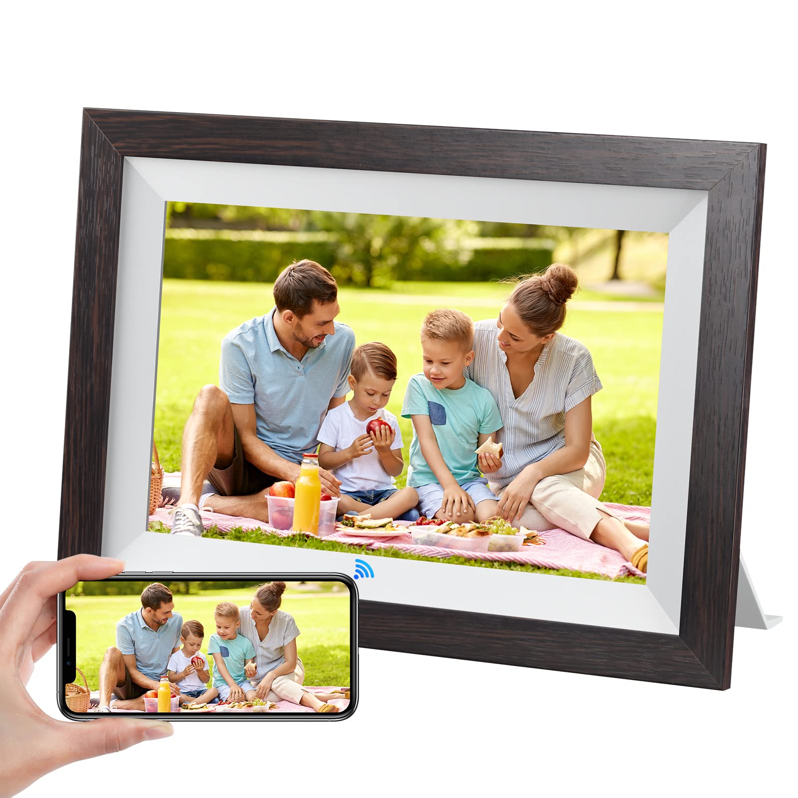 KODAK 10.1 Inch WiFi Digital Picture Frame with 32GB Storage, Electronic Smart Digital Photo Frame 1280x800 IPS Touch Screen, Auto-Rotate, Share Moments Instantly via KODAK App from Anywhere Anytime