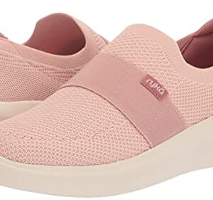 Ryka Women's Astrid Knit Slip On Sneaker Pink 10 W