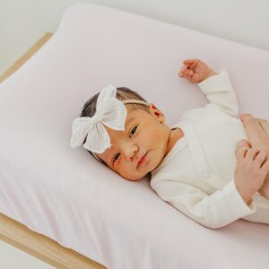 Copper Pearl Premium Knit Diaper Changing Pad Cover"Blossom"