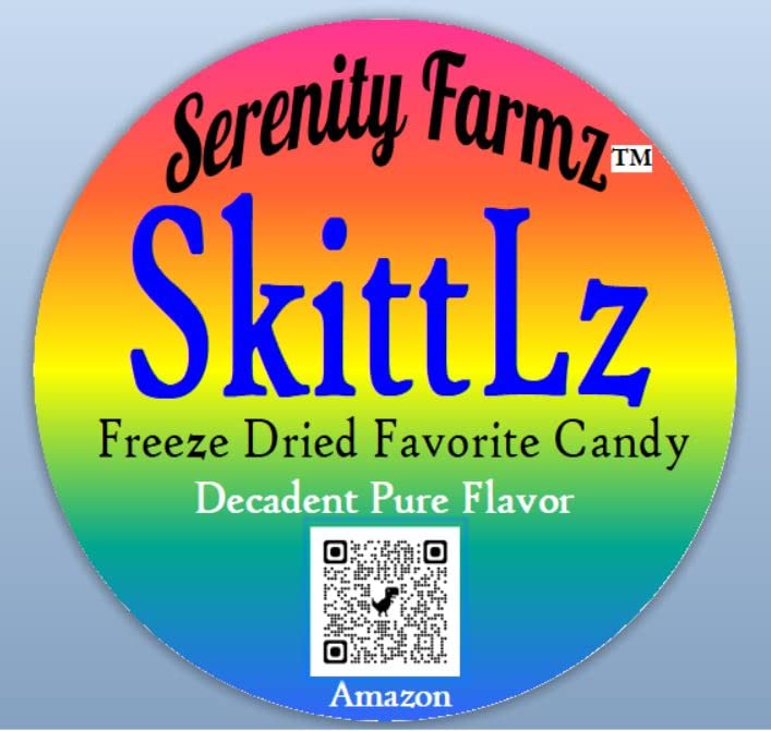 1 LB Freeze Dried ECO PuffZ SkitLZ Party Pack Serenity FarmZ Candy - Packaging May Vary