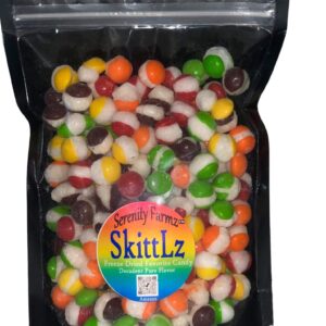 1 LB Freeze Dried ECO PuffZ SkitLZ Party Pack Serenity FarmZ Candy - Packaging May Vary