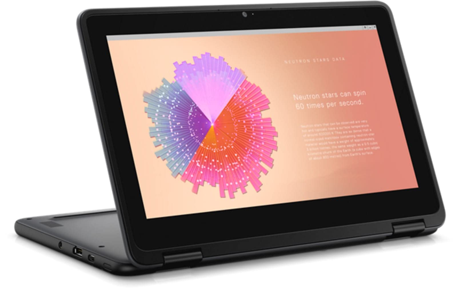 Dell Chromebook 11 3110 2-in-1 (2022) | 11" HD Touch | Core Celeron - 32GB SSD - 8GB RAM | 2 Cores Chrome OS (Renewed)