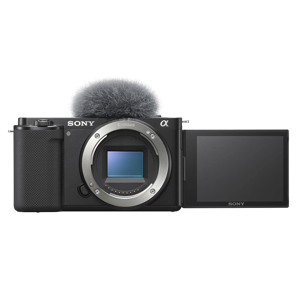 Sony ZV-E10 Mirrorless Camera, Black Bundle with Corel PC Photo & Video Editing Software Suite, 32GB SD Card, Shoulder Bag