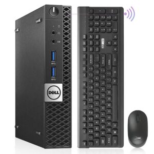 dell mini pc windows 10 pro, optiplex 7040 mini computers,i7 6700t desktop,32gb ram 1tb m.2 nvme m.2 ssd micro pc,ax210 built-in wifi 6e,hdmi dual 4k monitor support (renewed)