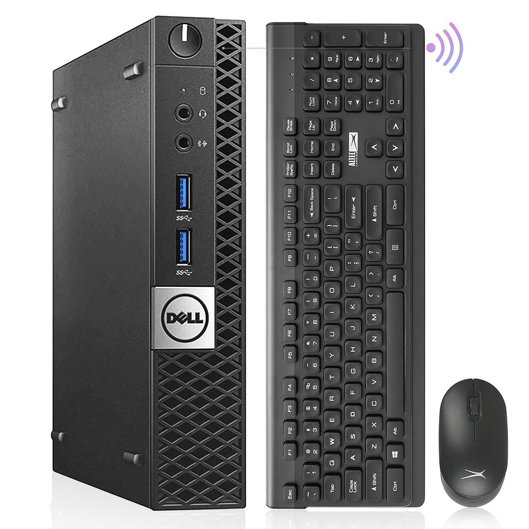 Dell Mini PC Windows 10 Pro, OptiPlex 7040 Mini Computers,i7 6700T Desktop,32GB Ram 1TB M.2 NVMe M.2 SSD Micro PC,AX210 Built-in WiFi 6E,HDMI Dual 4K Monitor Support (Renewed)