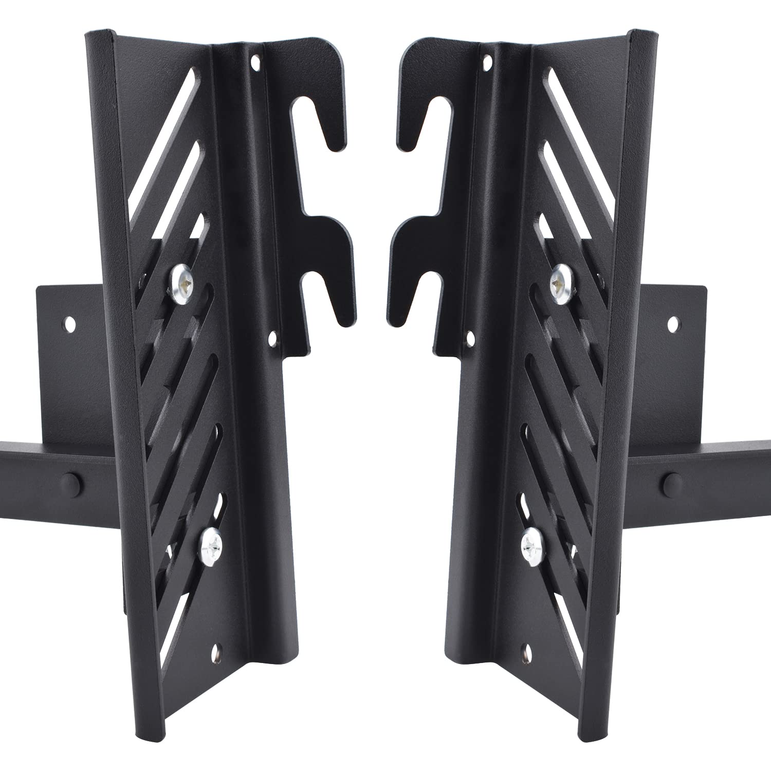 2Pcs Hook On Bed Frame Brackets Adapter for Headboard or Footboard, Upgraded #711 Bolt-on to Hook-on Conversion Bracket with Hardware, Hook on Bed Rails Brackets