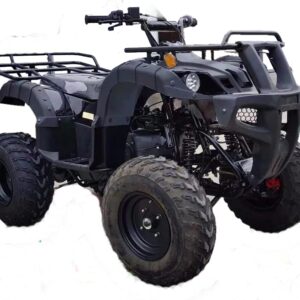 200cc ATV Quad Youth ATVs Big Size Adult Quad Fully Automatic with Reverse 4 Wheeler Model CRT 200-1 (Bold Blue Color)