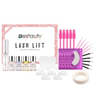 bestauty eyelash lifting set, lash lifting kit eyelash curling makeup tools diy eyelash extension kit lash lift kit semi-permanent curling suitable for salon home use