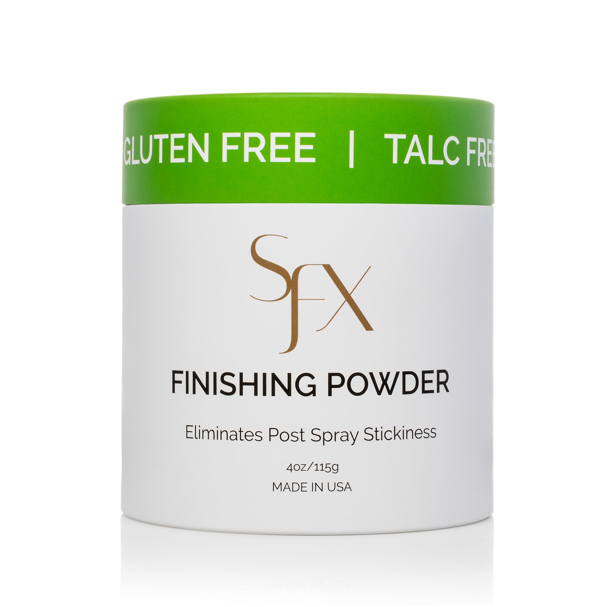 SunFX Post Spray Tan Translucent Finishing Powder | Talc Free | Sunless Tanning Setting Powder | Shimmer | Crisp & Fresh, 4.00 Ounce