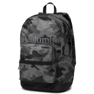 Columbia Unisex Zigzag 22L Backpack, Black Mod Camo, One Size