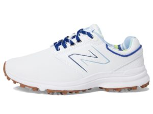 new balance womens brighton skate shoe, white, 7 us