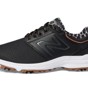 New Balance Womens Brighton Skate Shoe, Black/Gum, 6.5 US