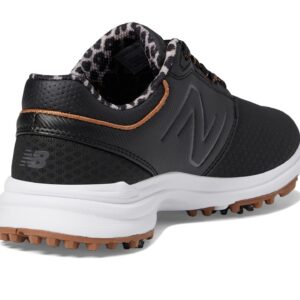 New Balance Womens Brighton Skate Shoe, Black/Gum, 6.5 US