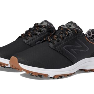 New Balance Womens Brighton Skate Shoe, Black/Gum, 6.5 US