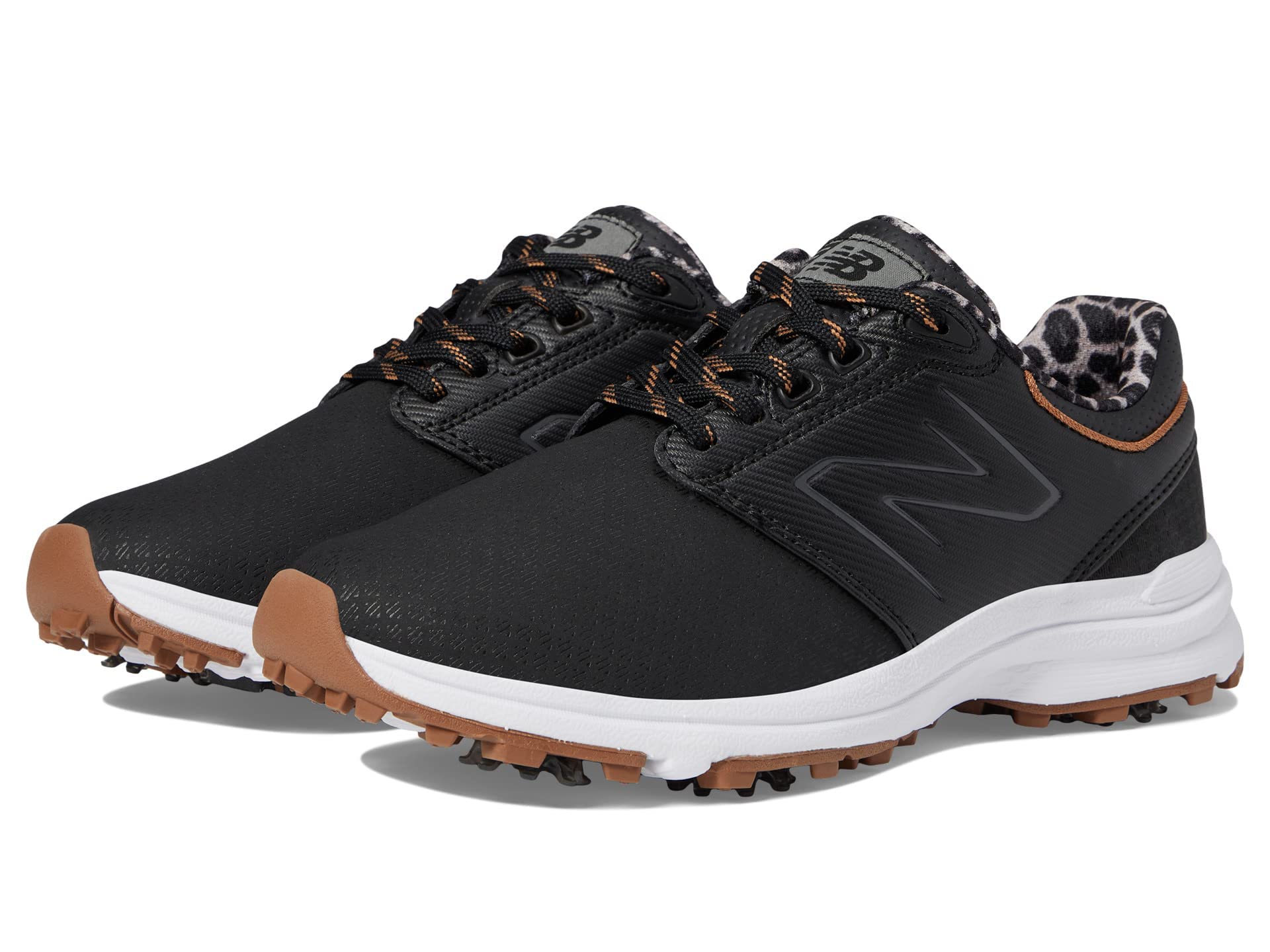 New Balance Womens Brighton Skate Shoe, Black/Gum, 6.5 US