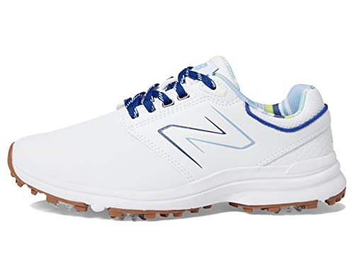 New Balance Women's Brighton Golf Shoes, White, 8 Wide