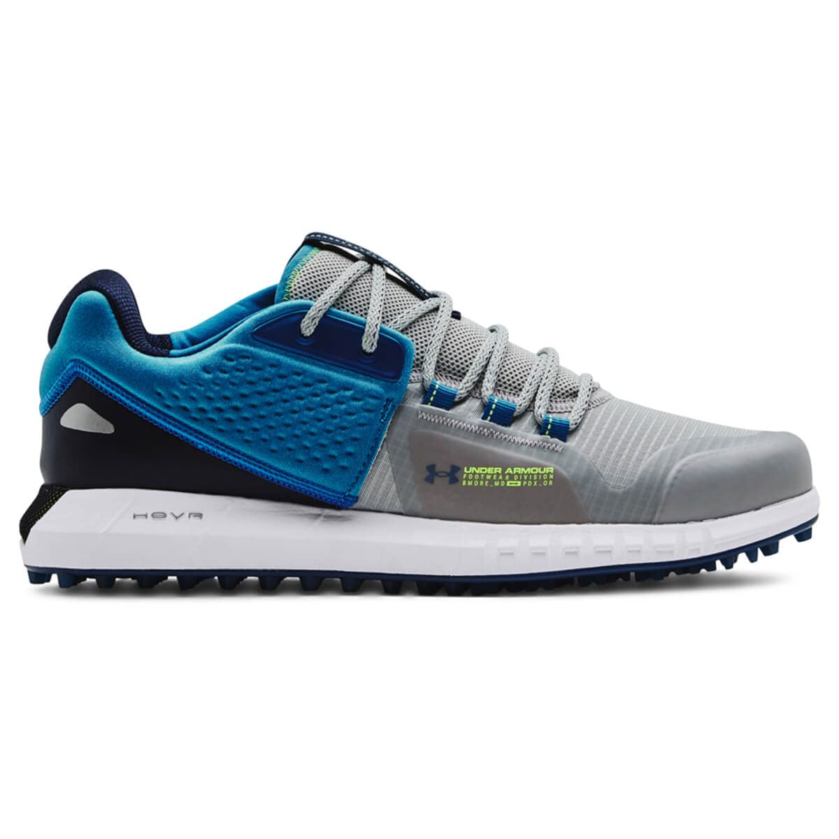 Under Armour HOVR Forge Spikeless Shoes 3024366-103 - Gray/Blue - 10 Medium