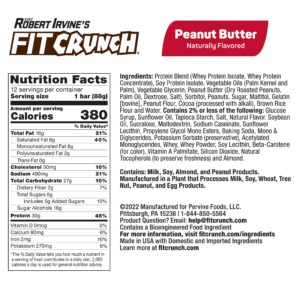 FITCRUNCH Full Size Protein Bars, Designed by Robert Irvine, 6-Layer Baked Bar, 6g of Sugar, Gluten Free & Soft Cake Core (Variety Pack)