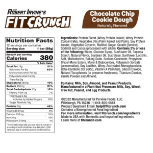 FITCRUNCH Full Size Protein Bars, Designed by Robert Irvine, 6-Layer Baked Bar, 6g of Sugar, Gluten Free & Soft Cake Core (Variety Pack)