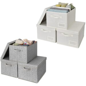 granny says bundle of 3-pack lidded closet storage bins & 3-pack rectangle storage bins with lids