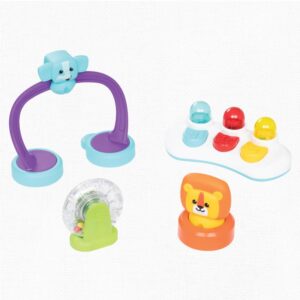 Smart Steps Explore N’ Play 5-in-1 Activity to Booster Seat with STEM Toys, Blue Safari Fun