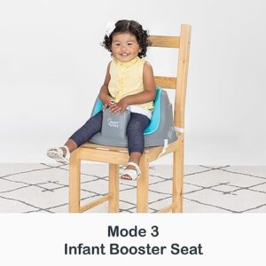 Smart Steps Explore N’ Play 5-in-1 Activity to Booster Seat with STEM Toys, Blue Safari Fun