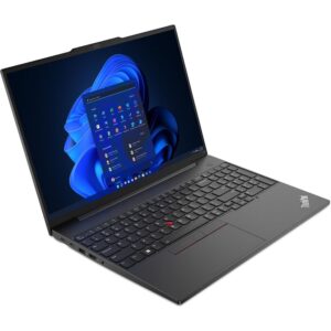 Lenovo ThinkPad E16 Gen 1 16.0" 60Hz IPS Business Laptop (AMD Ryzen 5 7530U 6-Core, 16GB RAM, 256GB PCIe SSD, AMD Radeon, Fingerprint, WiFi, Bluetooth, Webcam, Ethernet LAN (RJ-45, Win 11 Pro) w/Hub