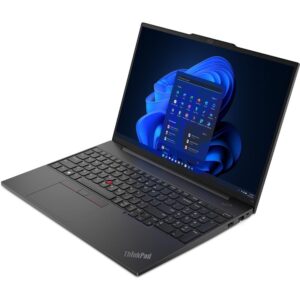 Lenovo ThinkPad E16 Gen 1 16.0" 60Hz IPS Business Laptop (AMD Ryzen 5 7530U 6-Core, 16GB RAM, 256GB PCIe SSD, AMD Radeon, Fingerprint, WiFi, Bluetooth, Webcam, Ethernet LAN (RJ-45, Win 11 Pro) w/Hub