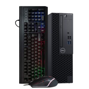 dell optiplex 3060 desktop computer | quad core intel i5 (3.20) | 8gb ddr4 ram | 500gb ssd solid state | windows 11 professional | home or office pc (renewed)