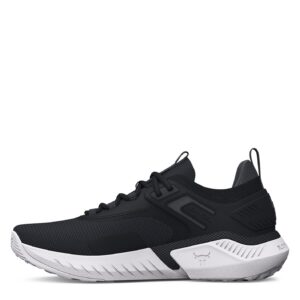 under armour women's project rock 5 (black/white, us_footwear_size_system, adult, women, numeric, medium, numeric_6)