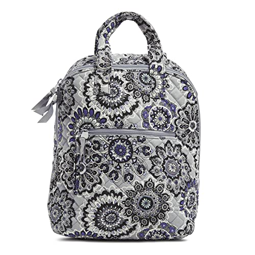 Vera Bradley Women's Cotton MiniTotepack Backpack, Tranquil Medallion - Recycled Cotton, One Size