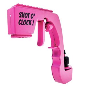 Shot O' Clock! Champagne Gun Shooter, Beer Accessories, Alcohol Gun, Champagne Stoppers, Pistola de Bebida para Botella, Pistola de Cerveza for Any Celebration!