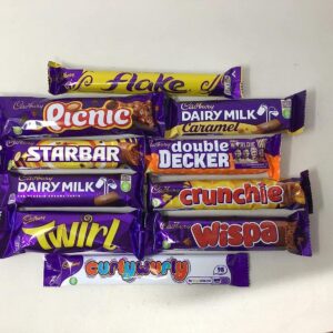 Cadbury Selection Box of 10 Full Size British Chocolate Bars