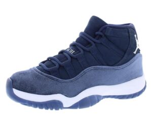 jordan womens air 11 velvet wmns ar0715 441 midnight navy - size 6w