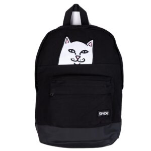 ripndip lord nermal velcro hands backpack (black)