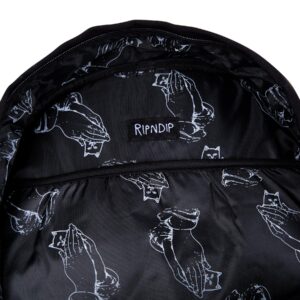 RIPNDIP Lord Nermal Velcro Hands Backpack (Black)