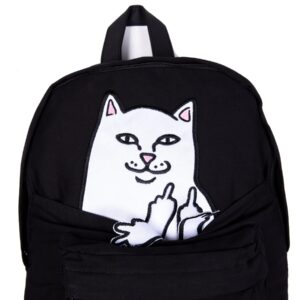 RIPNDIP Lord Nermal Velcro Hands Backpack (Black)