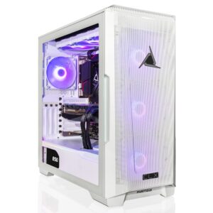 clx set gaming pc - amd ryzen 9 7950x 4.5ghz, geforce rtx 4080 super, 64gb ddr5 memory, 1tb nvme m.2 ssd, 6tb hdd, wifi, windows 11 home, white