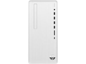 hp pavilion tp01 desktop computer - 12th generation intel core i5-12400f 6-core up to 4.40 ghz processor, 32gb ddr4 ram, 1tb pcie ssd + 1tb hdd, amd radeon rx 550 graphics, windows 11 pro, white