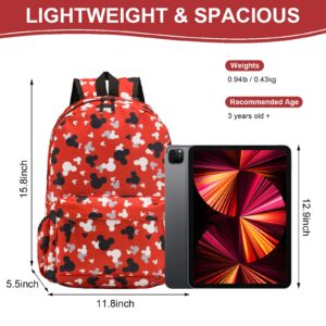 Kids Backpack for Girls 16 Inch Large Capacity Preschool Backpack Kids Boys Elementary School Bags for Kindergarten Primary Waterproof Backpacks for Back to School Travel with Chest Strap Backpacks