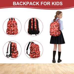 Kids Backpack for Girls 16 Inch Large Capacity Preschool Backpack Kids Boys Elementary School Bags for Kindergarten Primary Waterproof Backpacks for Back to School Travel with Chest Strap Backpacks