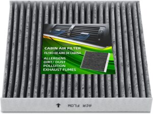 karcoca cf10374 premium cabin air filter with activated carbon compatible with toyota tacoma 2005-2023,dodge dart 2013-2016,pontiac vibe 2003-2008