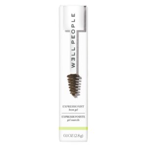 Well People Expressionist Brow Gel, Conditioning Gel For Thickening & Filling In Brows, Creates Fuller-looking Brows, Vegan & Cruelty-free, Warm Brown